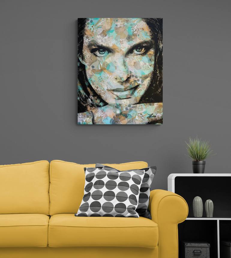 CHARLOTTE Painting by Zabé Arts | Saatchi Art