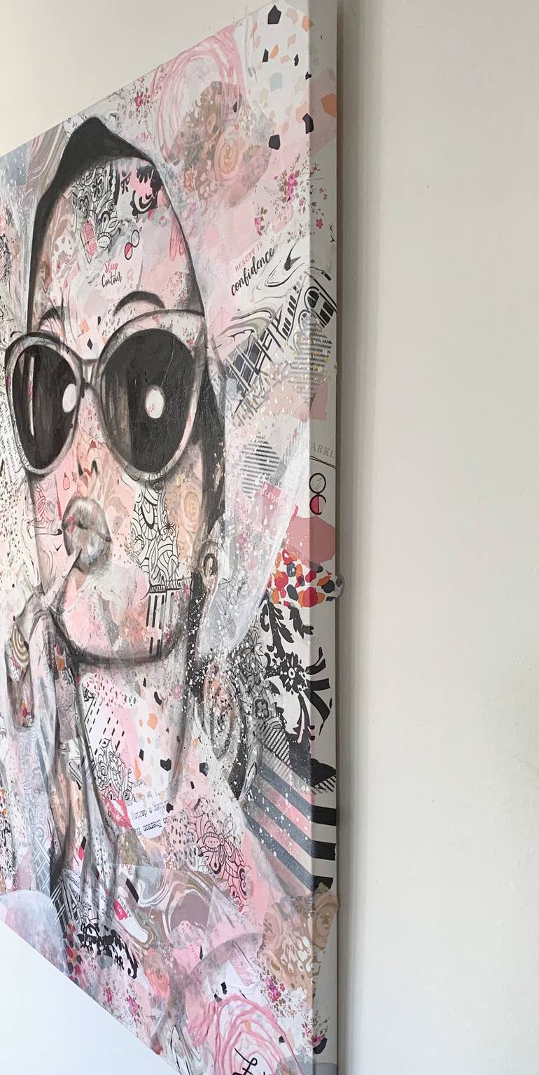 Audrey Painting by Zabé Arts | Saatchi Art