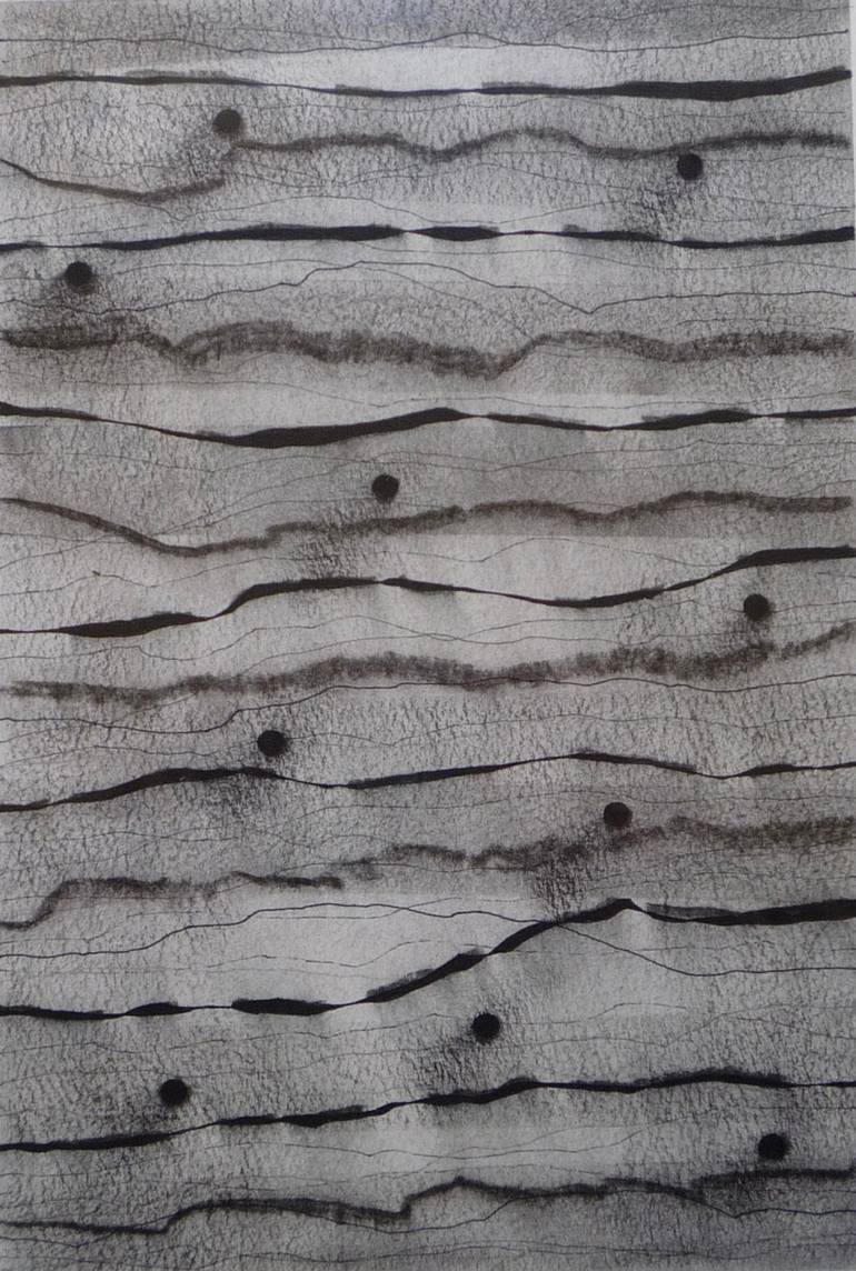 ‘Fractures and Fissures’ Drawing by David Davies (uk) | Saatchi Art