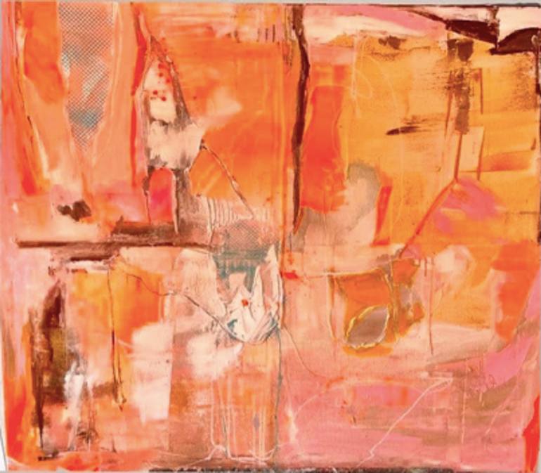 Sunset Painting by Charlotte Valentin | Saatchi Art