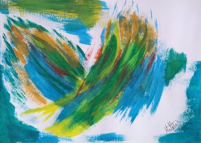 Tormented Thought Painting by Mathias Kennedy | Saatchi Art