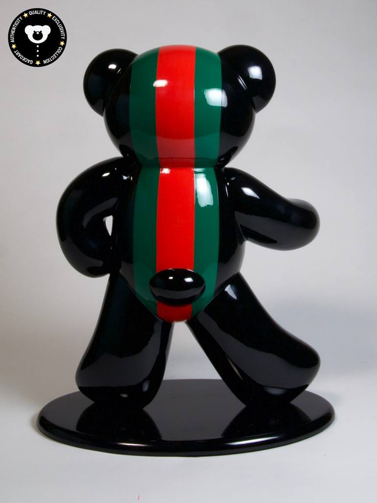 Ours Pop Art Gucci Sculpture by Andre GACKO | Saatchi Art