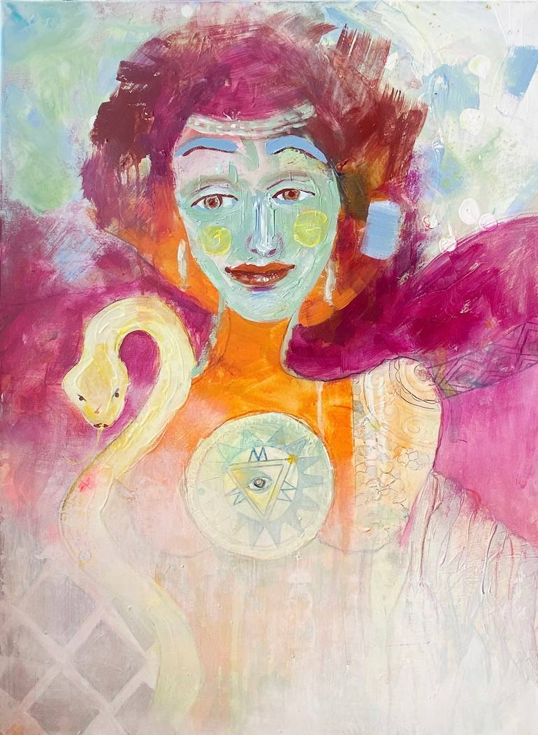 Pachamama Painting by Kathrin Pachinger | Saatchi Art