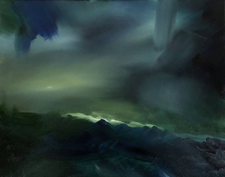 After Dark Painting by sam hacking | Saatchi Art