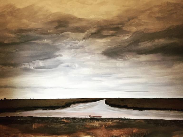 The Mudskiff Painting by sam hacking | Saatchi Art