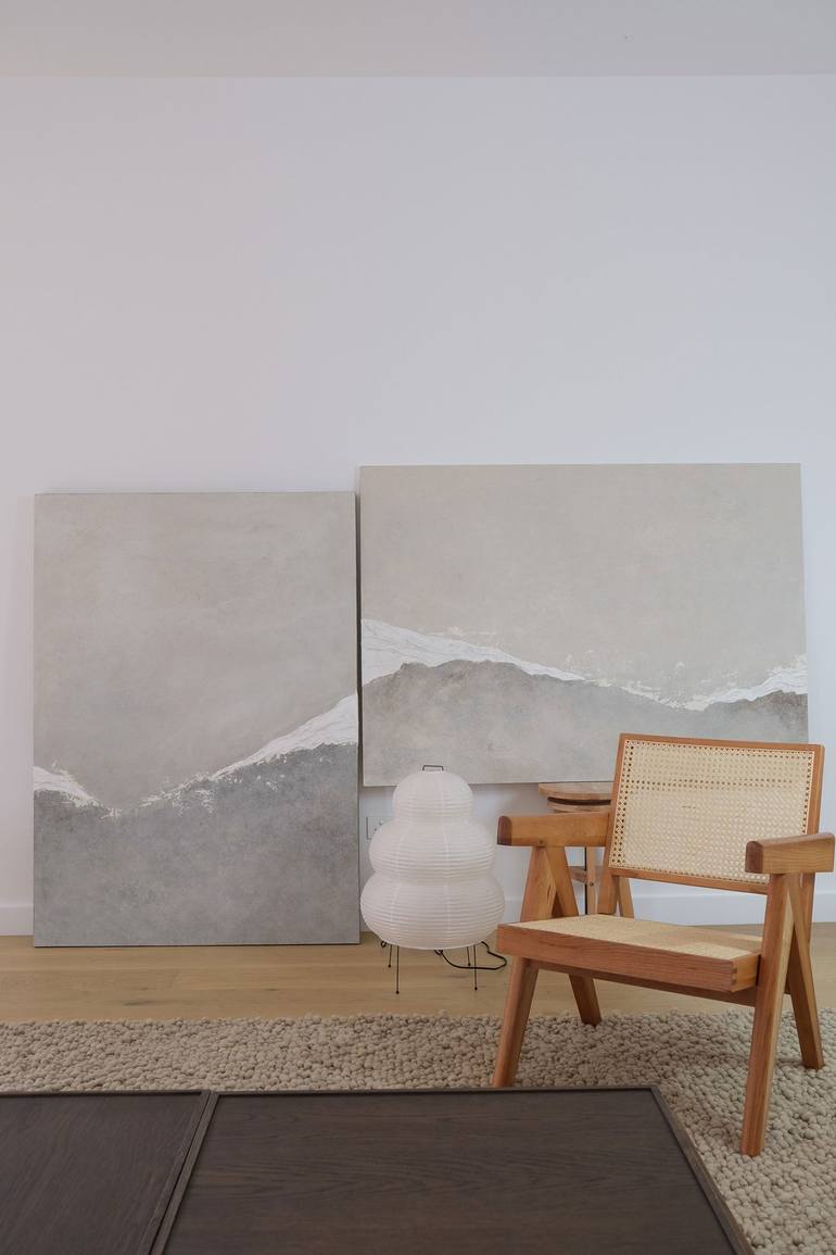 Shoreline No. 2 Painting by Denise Quah | Saatchi Art