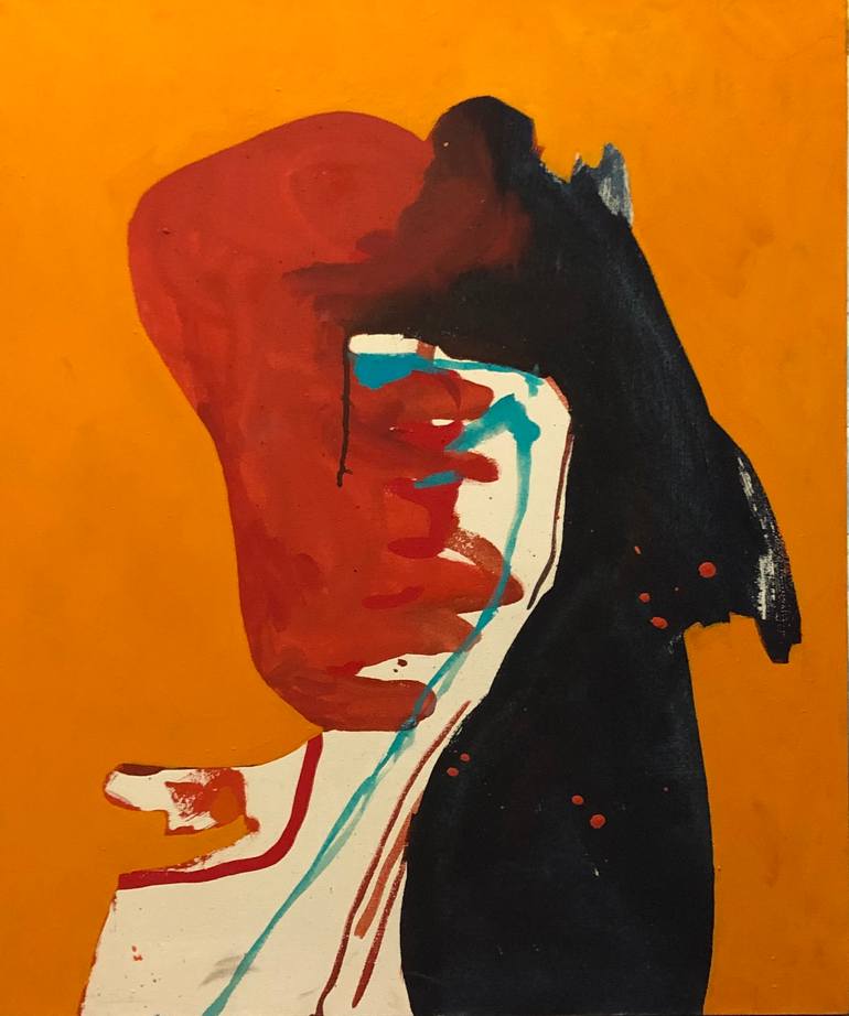 Choking Painting by Anna Rutkowska | Saatchi Art