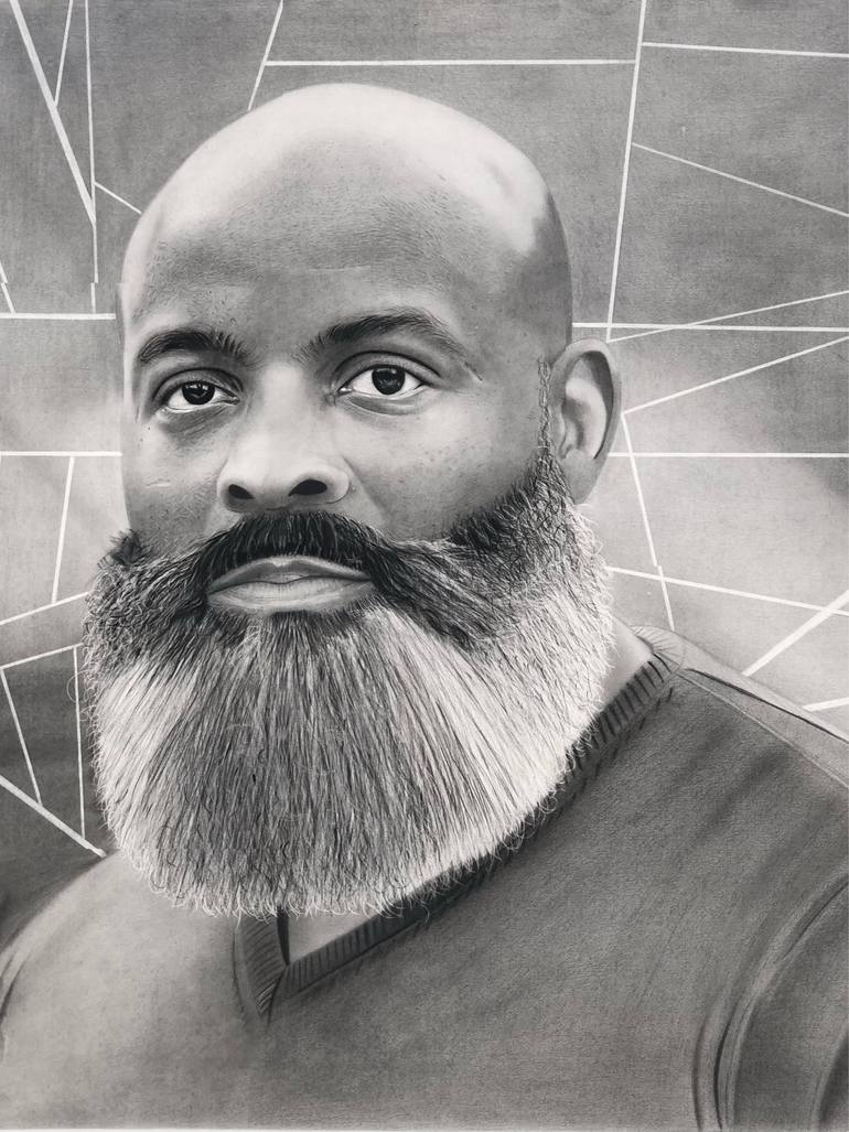 THE BEARDED Drawing by Isaiah Philip | Saatchi Art