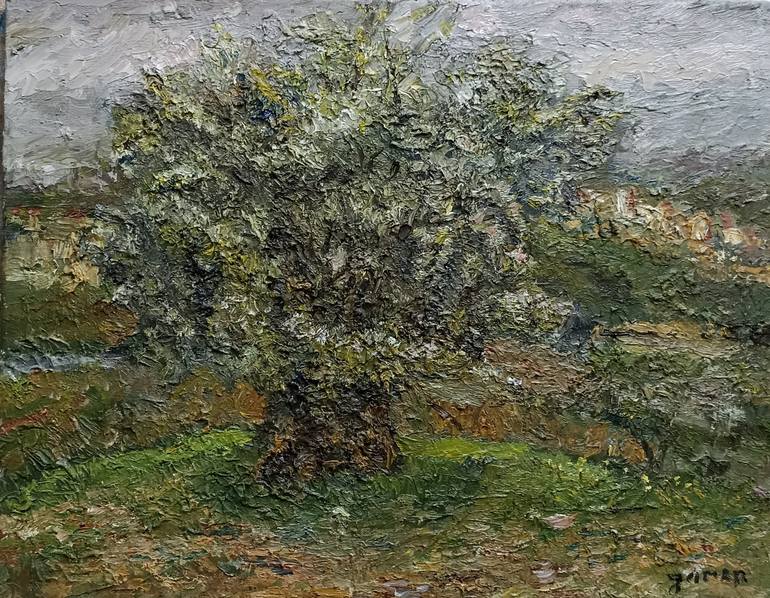Olive tree. Beit dgamal Painting by Boris Geiman | Saatchi Art