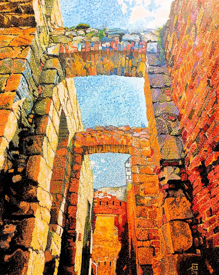 Slains Castle. Bram Stoker. Dracula. P3 Painting by Oleg Matveyev ...