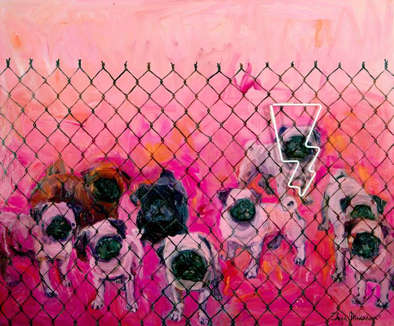 Guarded Territory Painting by Inga Makarova | Saatchi Art