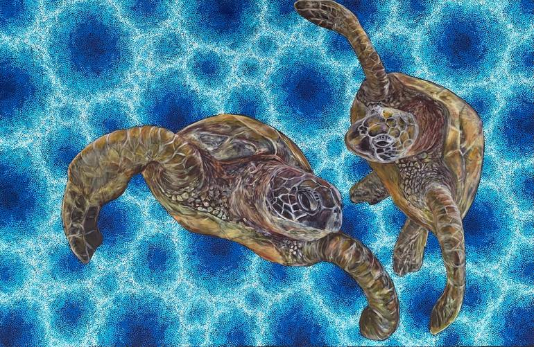 Palaarn (Collaboration with Tarisse King) Painting by Tegan Hamilton ...