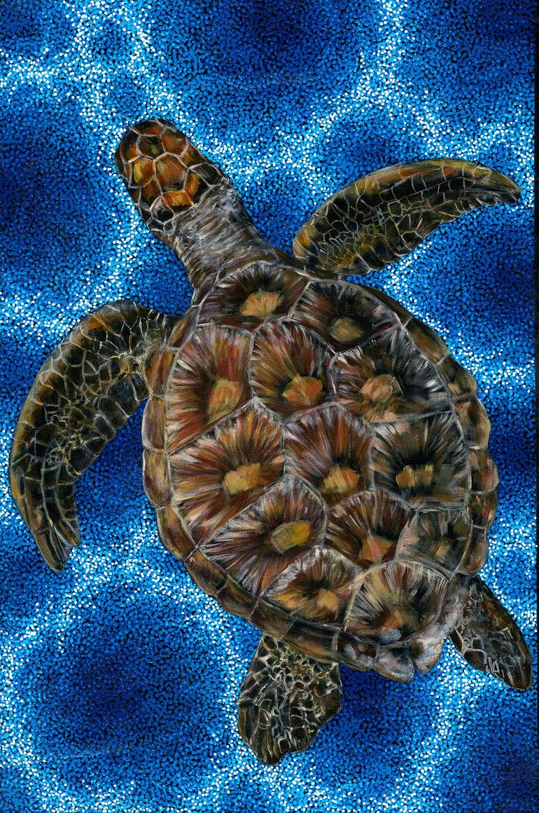 Palaarn (Collaboration with Tarisse King) Painting by Tegan Hamilton ...