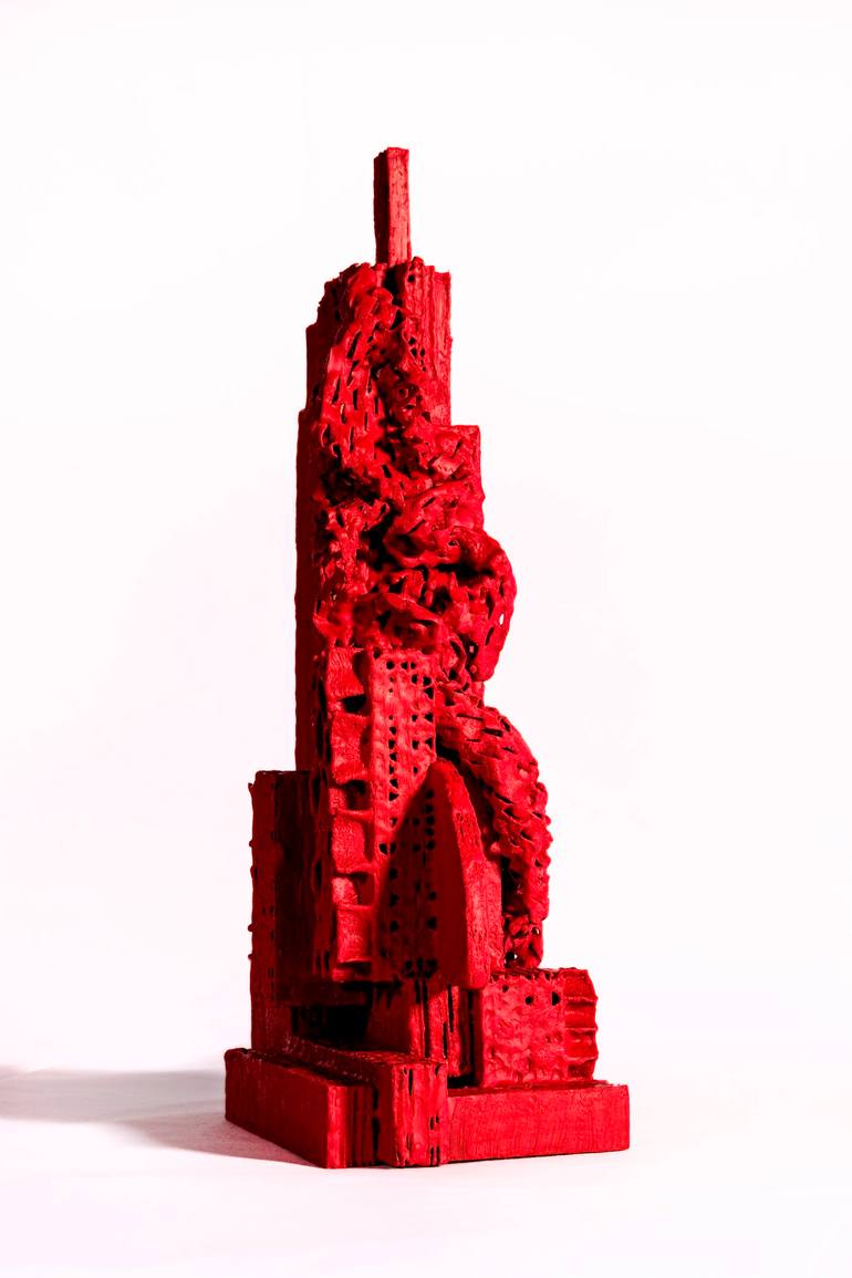 SCULTURA ROSSA 2021 Sculpture by Michelangelo Russo Jennifer Jabu Russo ...