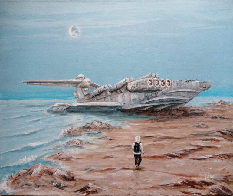 Monster - plane Painting by Nataly Shustrova | Saatchi Art