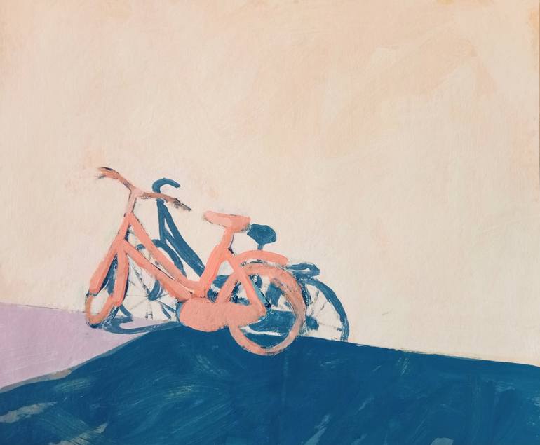 Bici Senza Pedali Painting by Luigi Iona | Saatchi Art