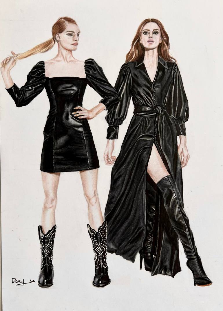 Marker Drawing by Donya Abeyat | Saatchi Art