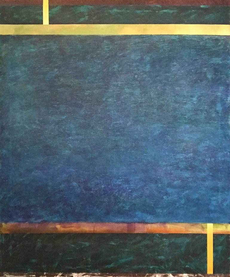 Blue Sanctuary Painting by Alessandro James Perriello | Saatchi Art