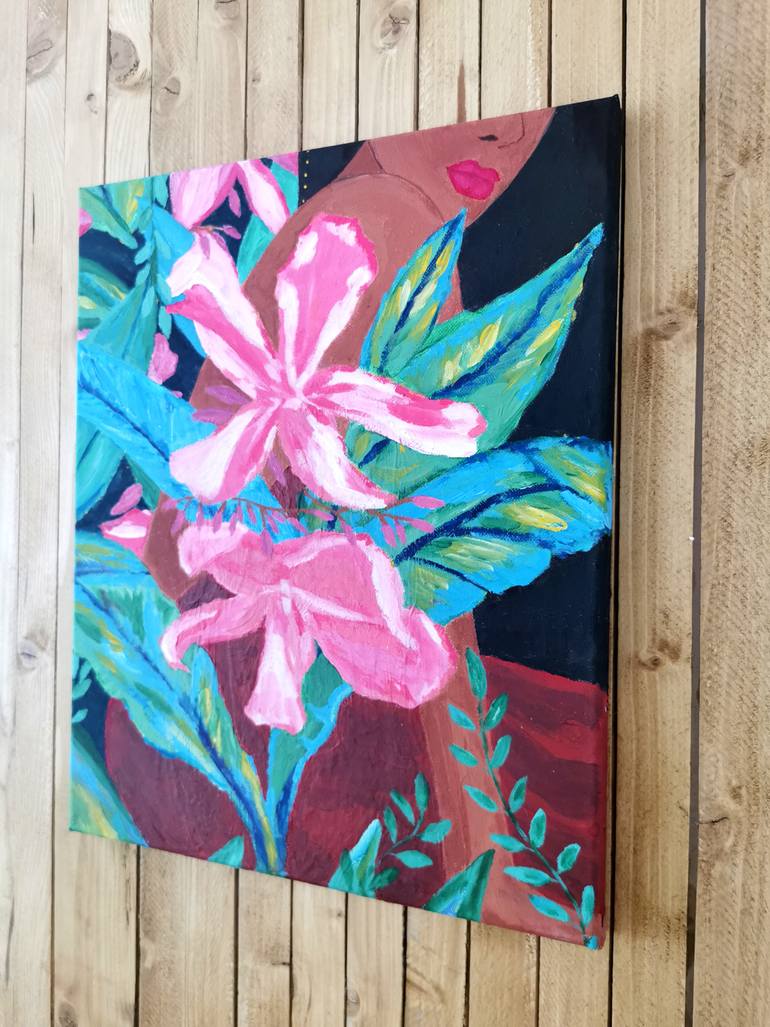 Trésor caché Painting by GHISLAINE CARMEL | Saatchi Art