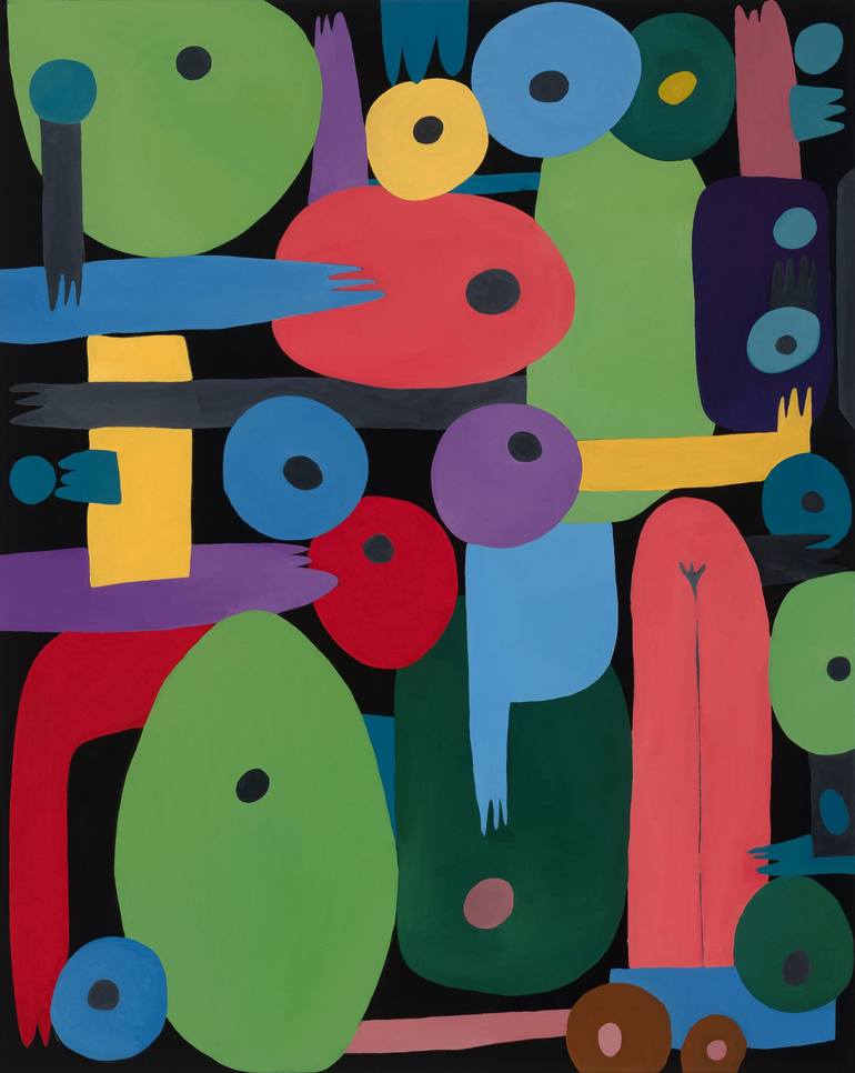 Alien Conversation Redux #9 Painting by Terry Thompson | Saatchi Art