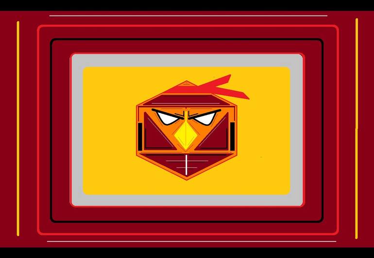 Karate bird Drawing by Henrique pereira | Saatchi Art