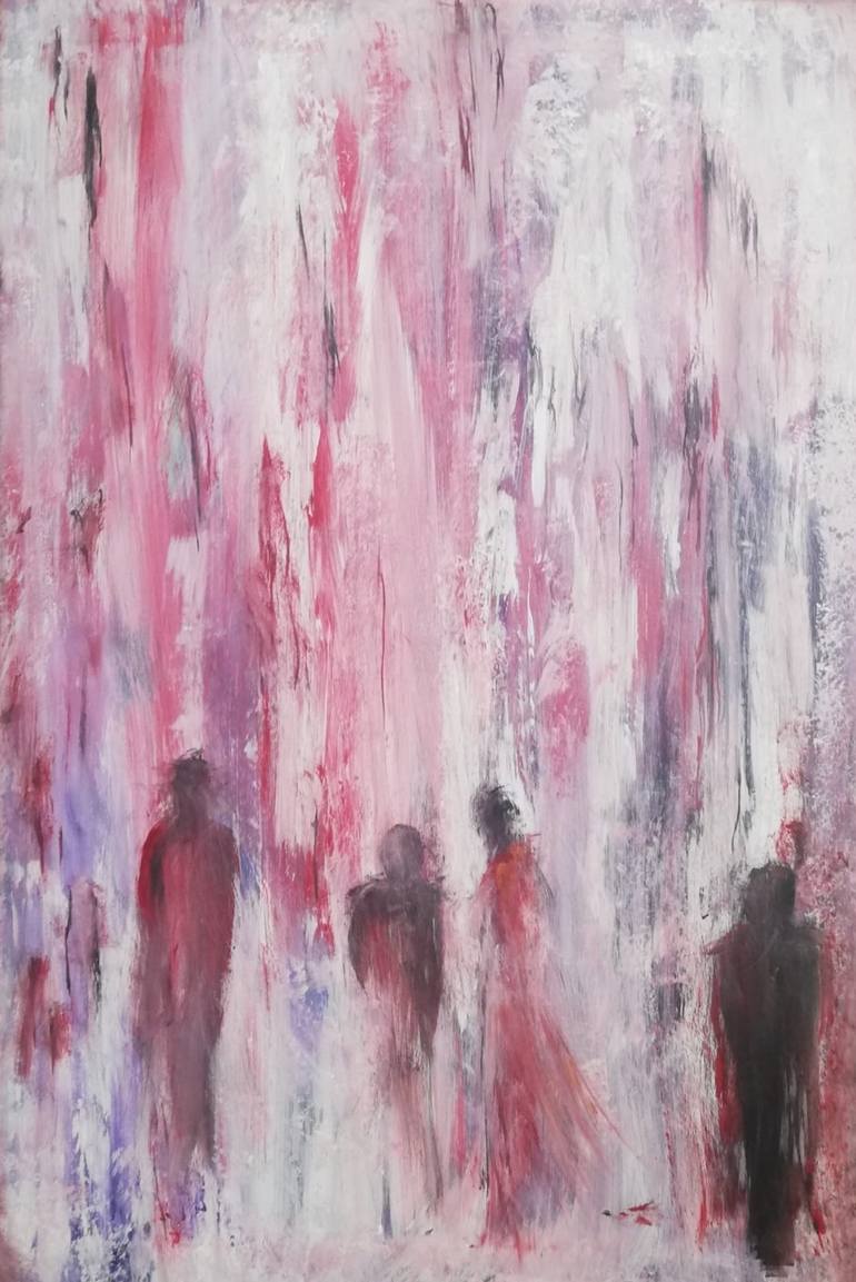 The Dancers Painting by Angela M Smith | Saatchi Art