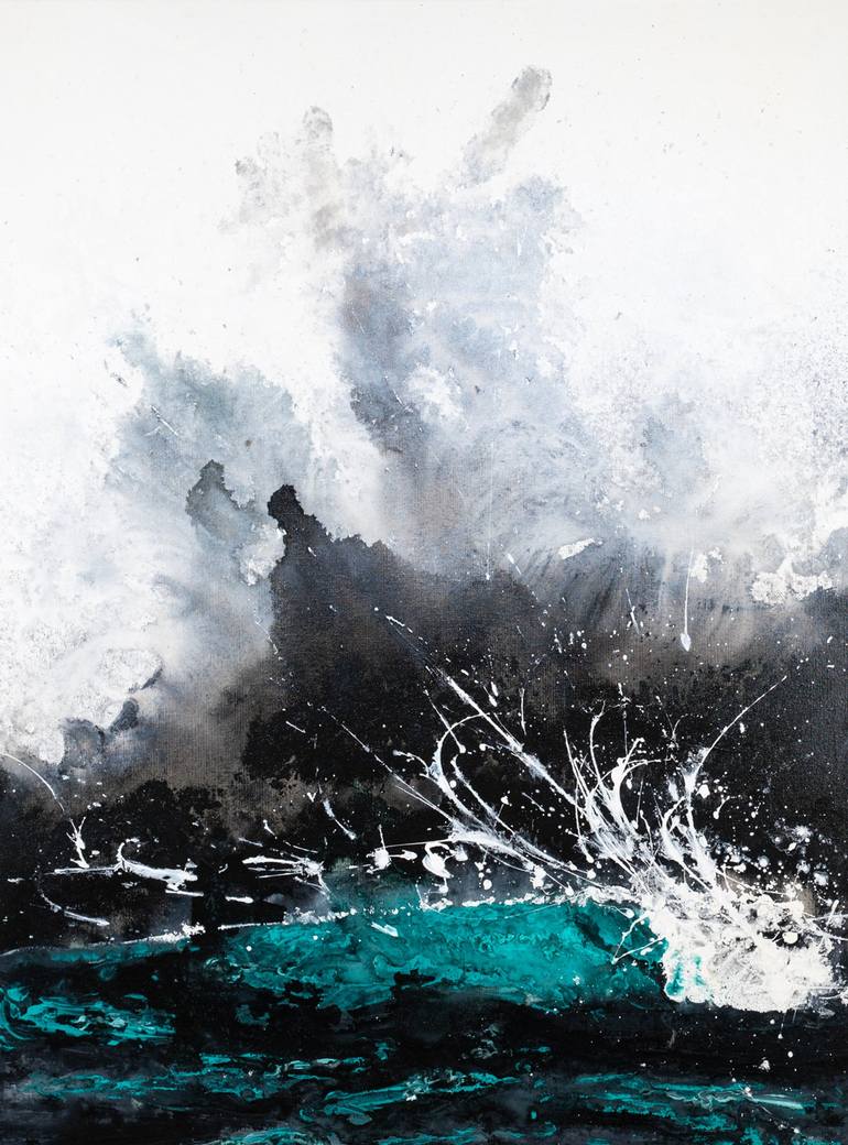 Breaking Through Painting by Zachary Crawford | Saatchi Art