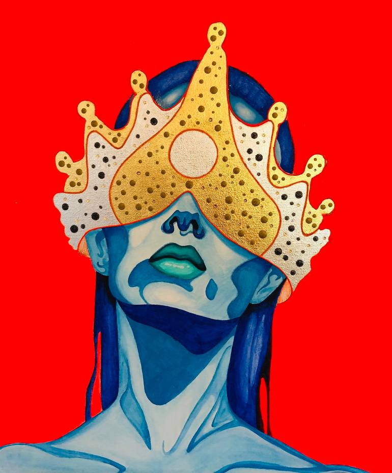 Ultramarine Painting by Smitty Bones | Saatchi Art