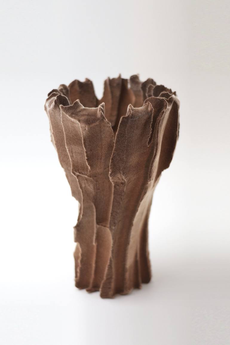 Second Nature in gold Sculpture by Michal Fargo | Saatchi Art