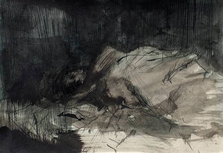 Sleeper Drawing by Jeanne De Peretti | Saatchi Art