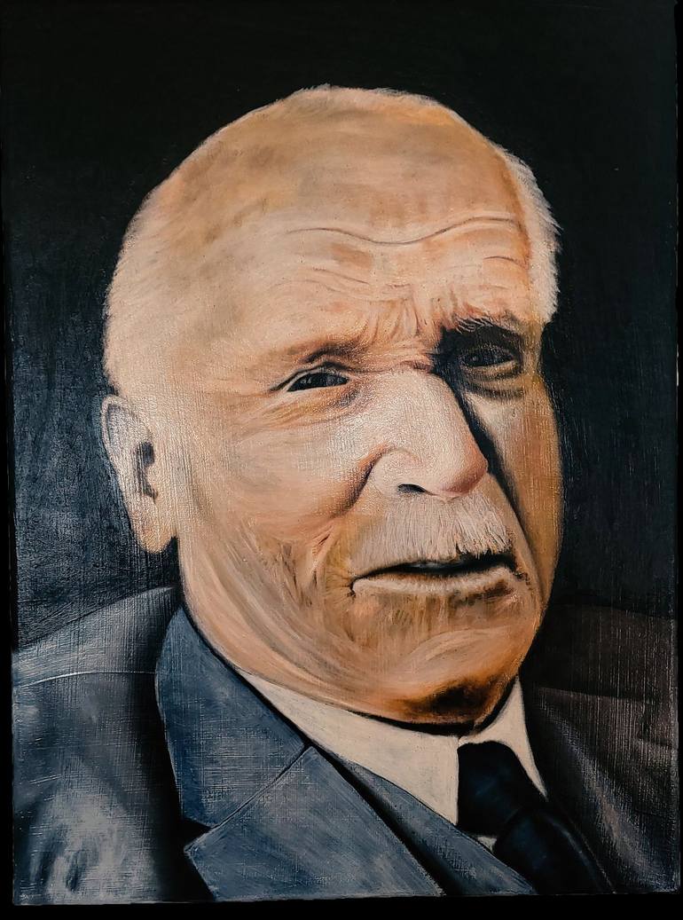 Carl Jung Cartoon Portrait