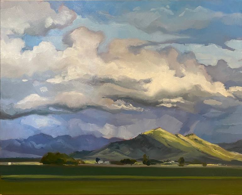 Coburg Hills Painting by paula Litchfield | Saatchi Art