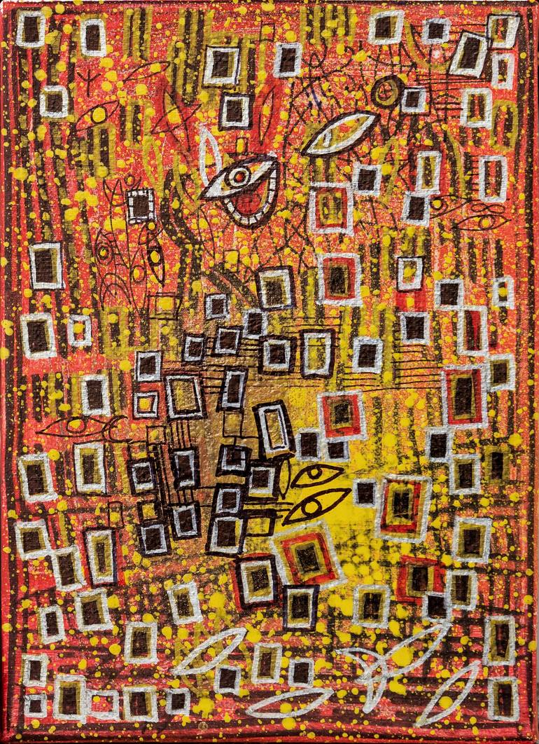 Phantom Figures #07 Painting by Andrii Savchenko | Saatchi Art