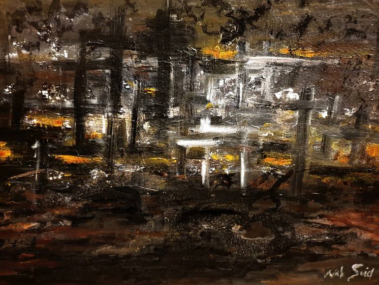 Annhilation Painting by Nab Suid | Saatchi Art