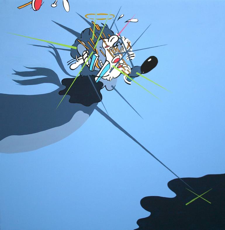 Diogenes Painting by Stephen Tompkins | Saatchi Art