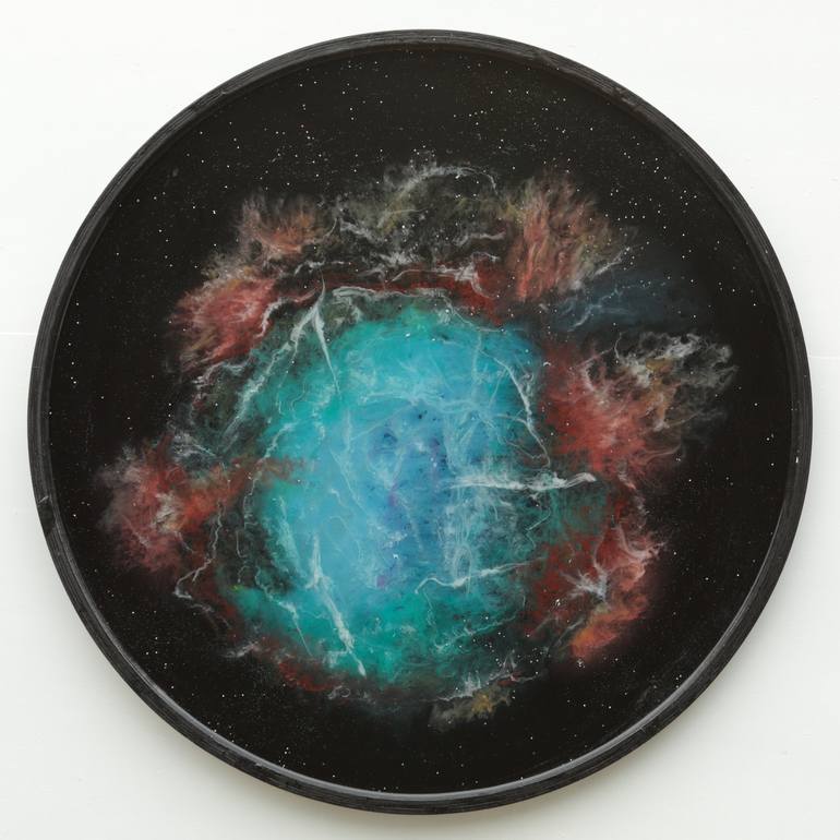 Crab Nebula Mixed Media by Loria Chaddon | Saatchi Art