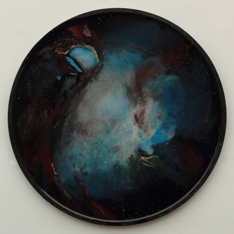 Orion Nebula Mixed Media by Loria Chaddon | Saatchi Art