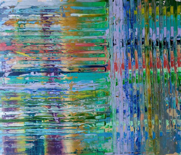 Framed Broken Surface Painting by William Watkin | Saatchi Art