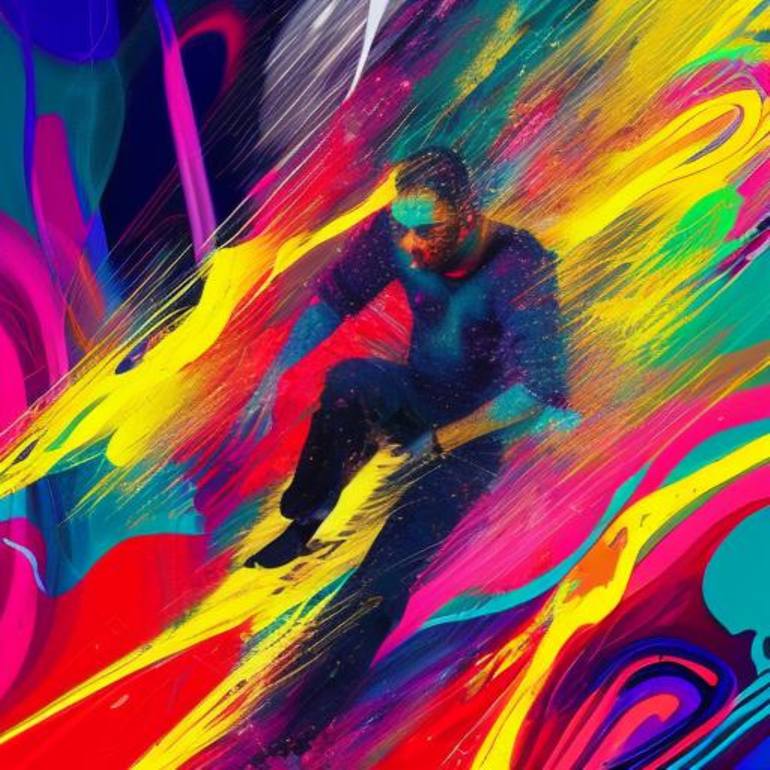 Abstract art | color person Digital by Hemant S N | Saatchi Art