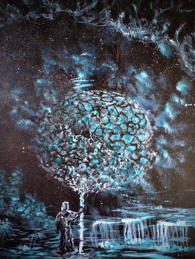 The Soulskeepa Painting by Nicolas Trebern | Saatchi Art