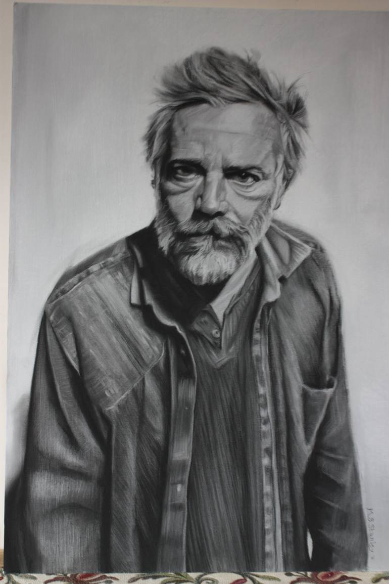 Man Drawing by M S Stanley | Saatchi Art