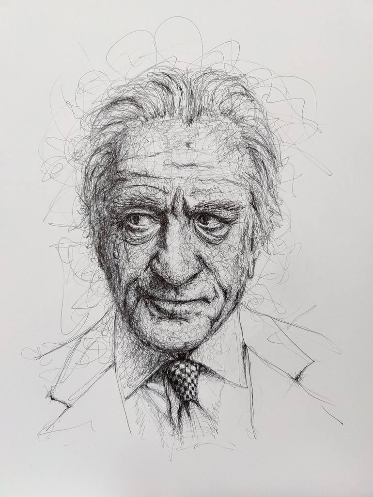 Robert de Niro, drawing. Drawing by Anatoliy Kirillov | Saatchi Art