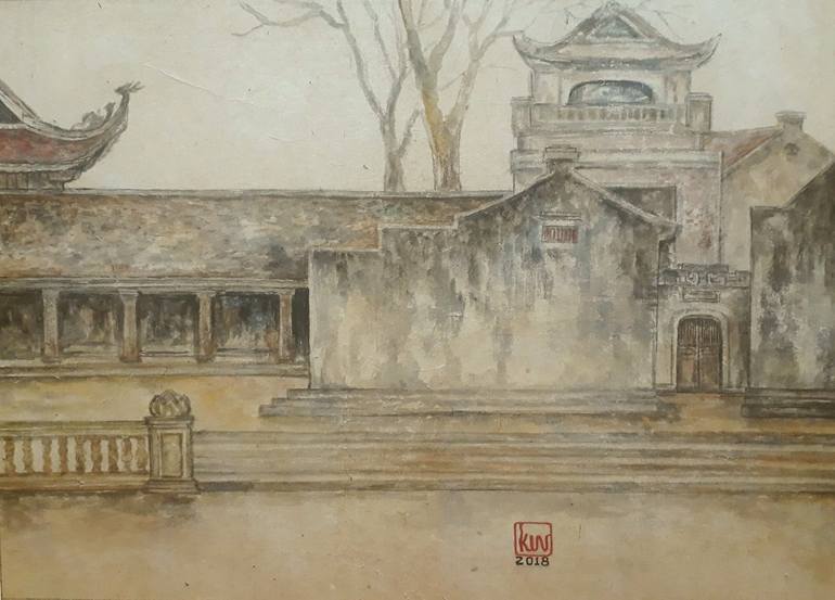 Chốn cũ Painting by Nguyễn Mạnh Cường | Saatchi Art