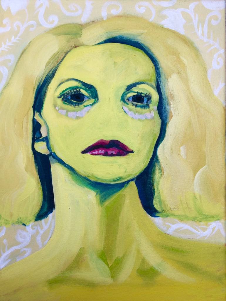 mom, brain, beige Painting by zena blackwell | Saatchi Art