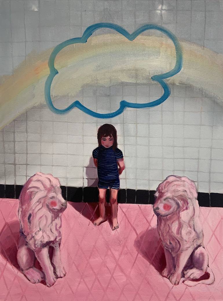 Anywhere/Somewhere Painting by zena blackwell | Saatchi Art