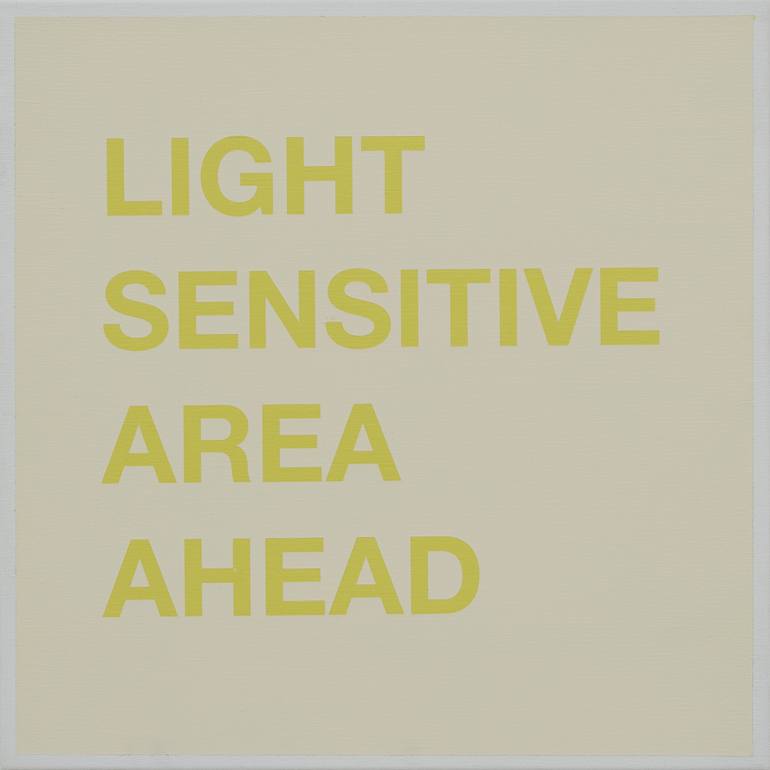 Light Sensitive Area Ahead II Painting by Gareth Kemp | Saatchi Art