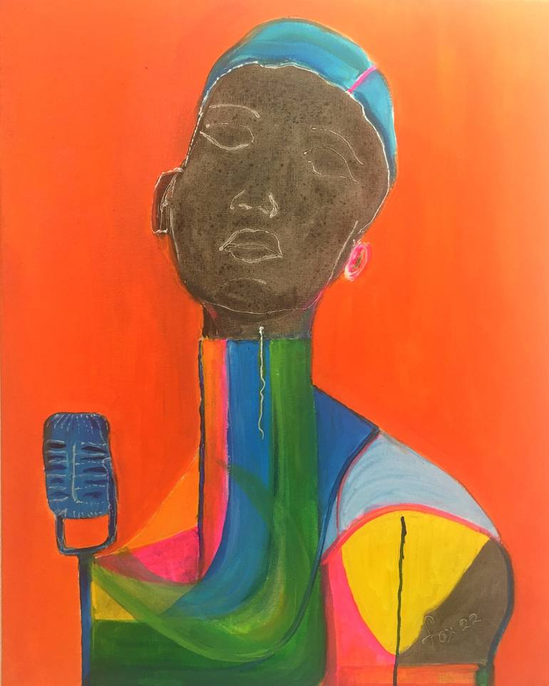 Crooner Painting by Fiona Pape | Saatchi Art