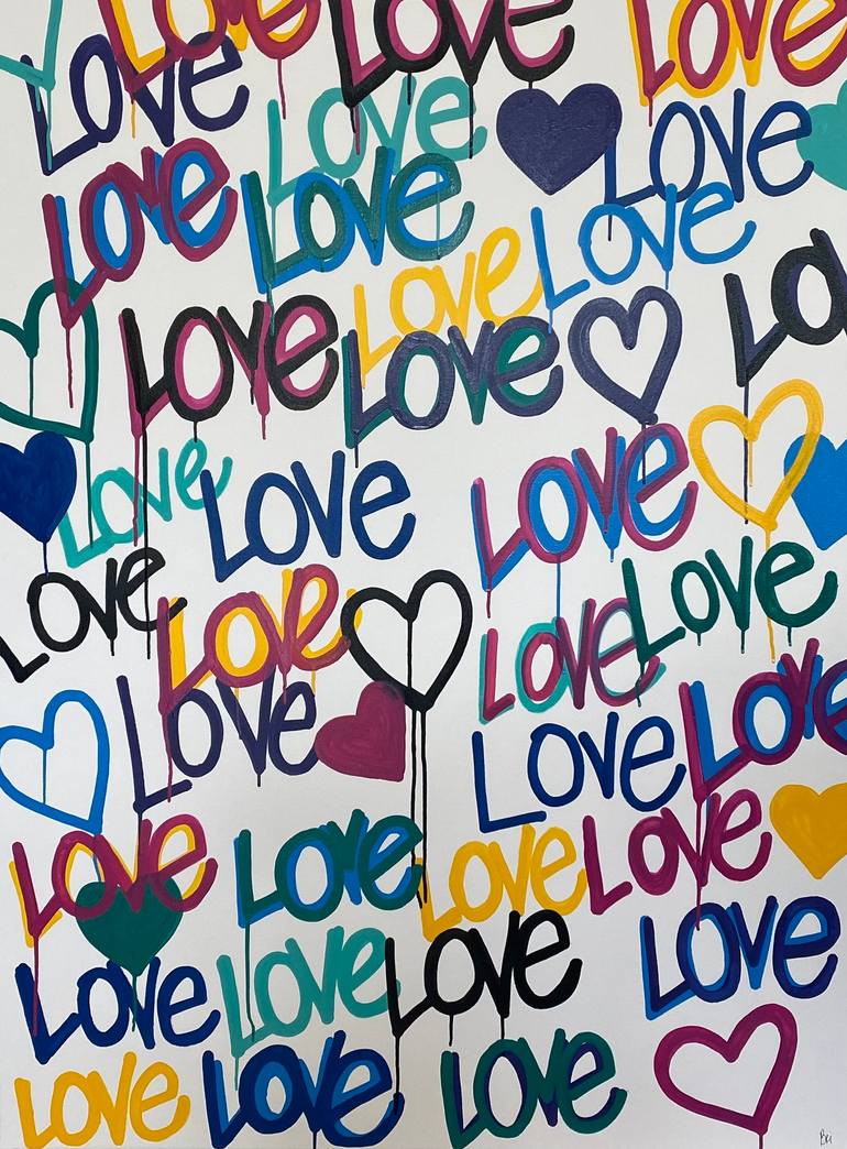 LOVE Painting by Bri Crum | Saatchi Art
