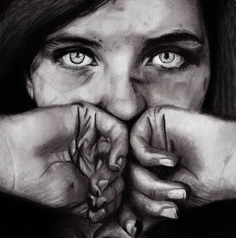 The innocent.3 Drawing by Mubagwa Arts | Saatchi Art