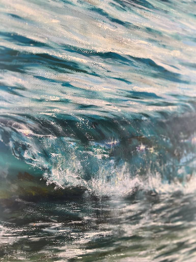 Expecting rain Painting by Valeria Ocean | Saatchi Art